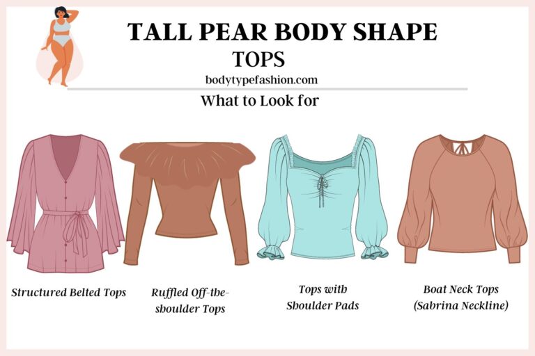 How to Dress a Tall Pear Body Shape - Fashion for Your Body Type