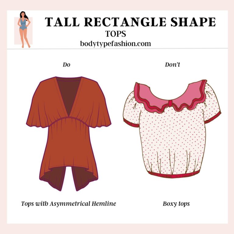 How to dress a tall rectangle shape - Fashion for Your Body Type