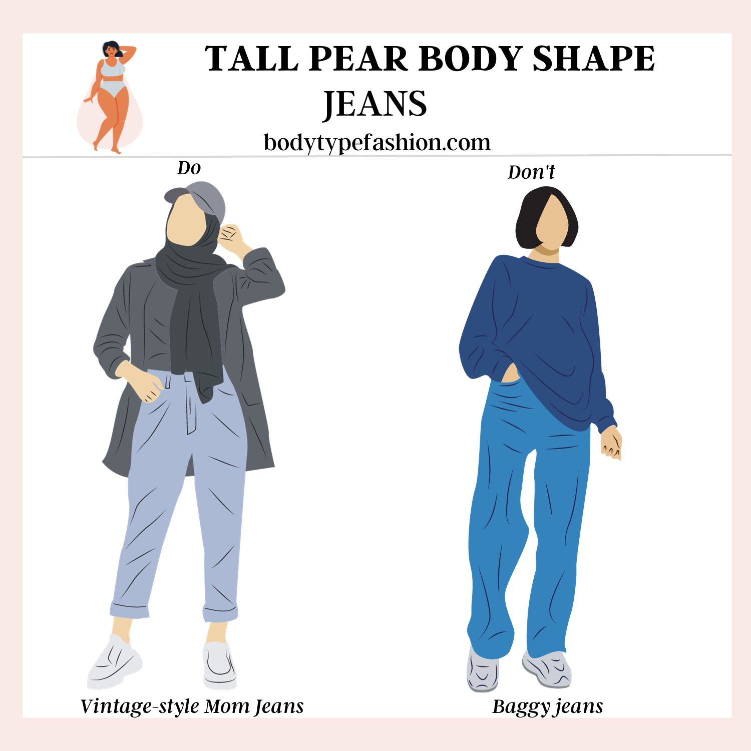 How to Dress a Tall Pear Body Shape - Fashion for Your Body Type