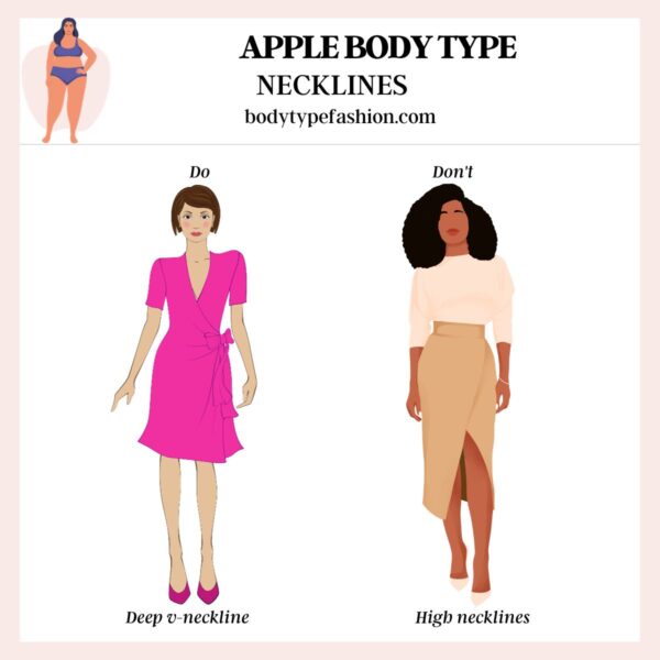 Necklines for Apple Body Type - Fashion for Your Body Type