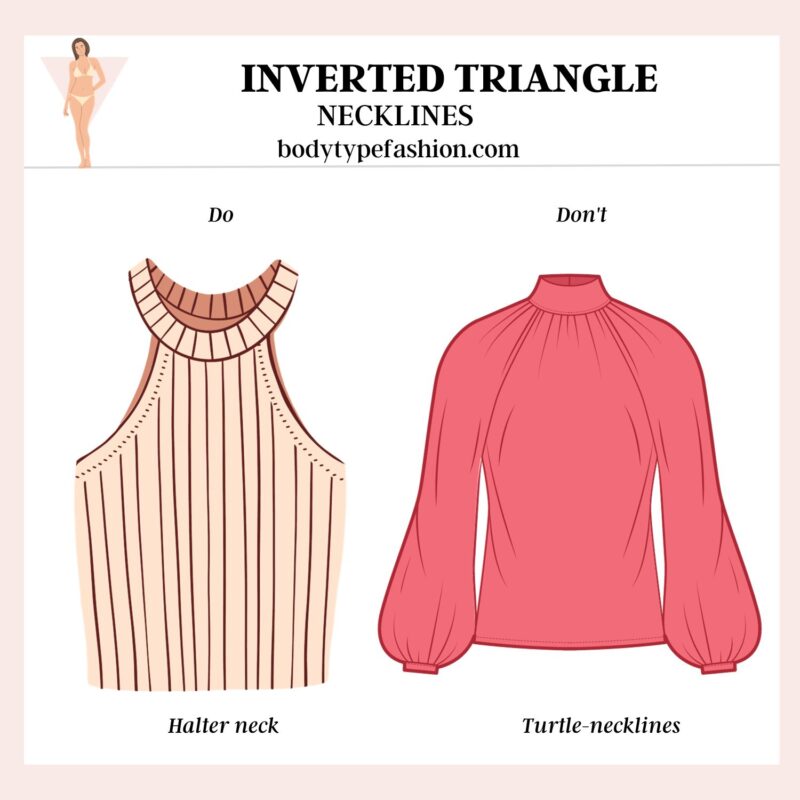 Necklines for Inverted Triangle Body Type - Fashion for Your Body Type