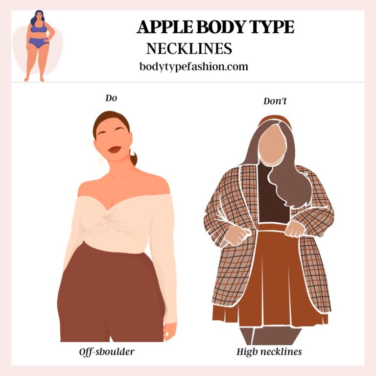 Necklines for Apple Body Type - Fashion for Your Body Type