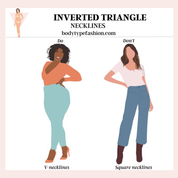 Necklines for Inverted Triangle Body Type - Fashion for Your Body Type