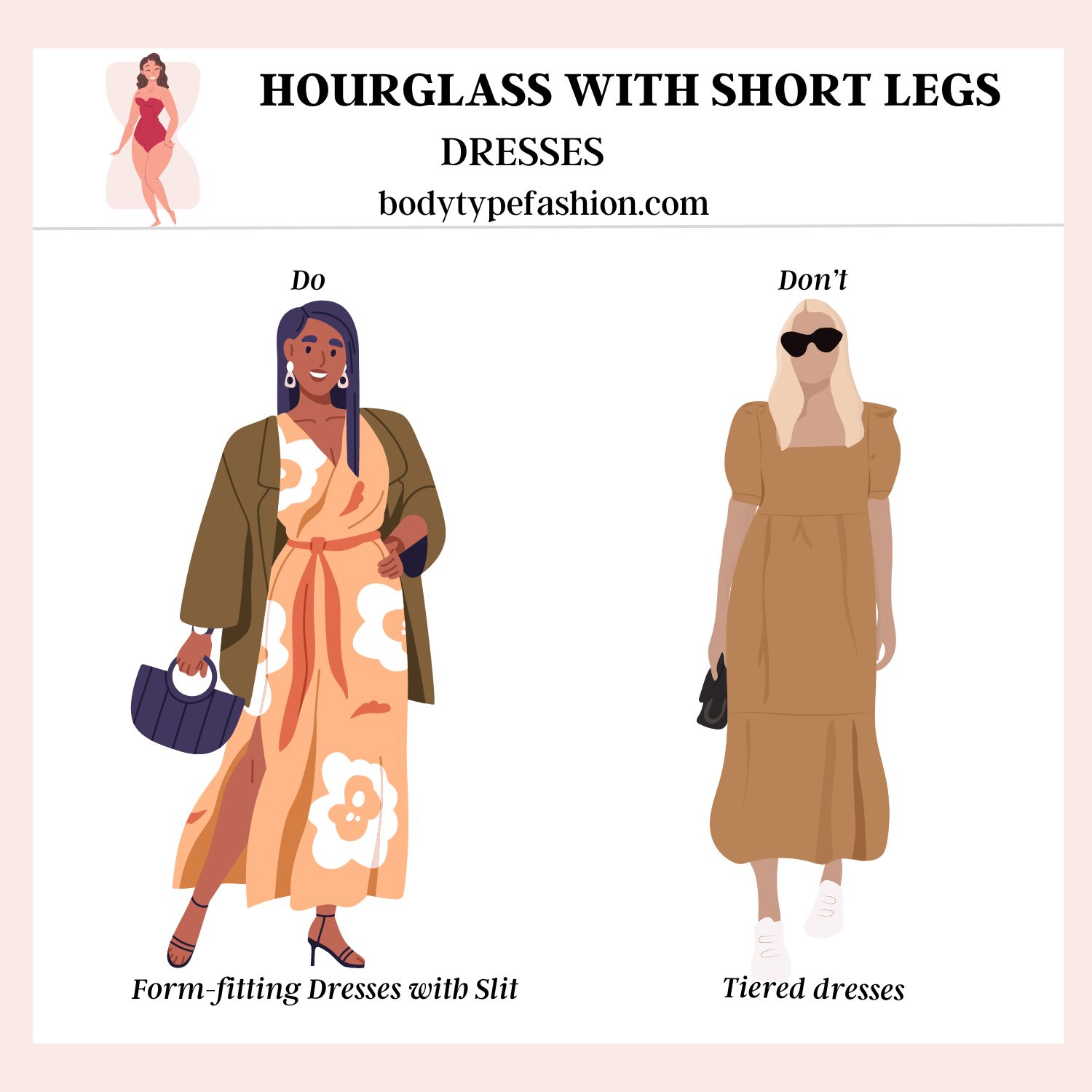 How to Dress Hourglass with Short Legs - Fashion for Your Body Type