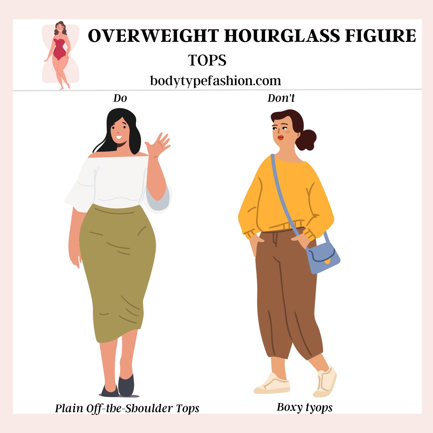 How to dress an overweight hourglass figure - Fashion for Your Body Type