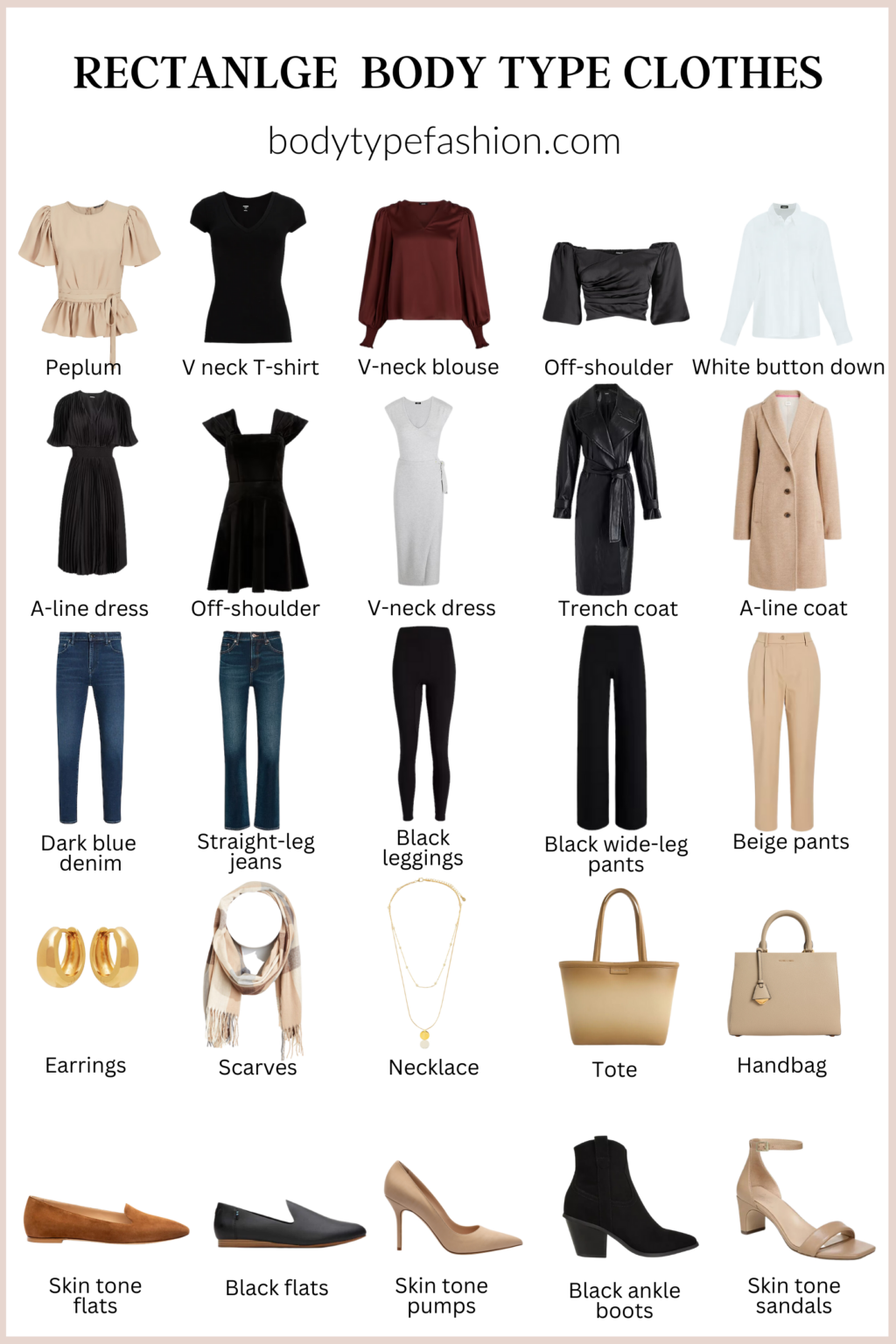 How to dress a tall rectangle shape - Fashion for Your Body Type
