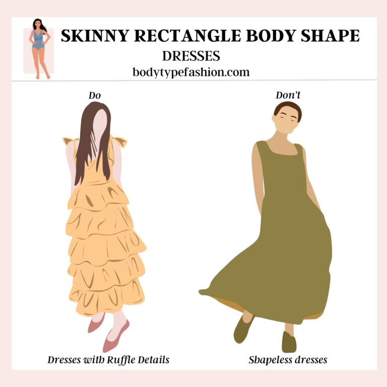 How to Dress the Skinny Rectangle Body Shape - Fashion for Your Body Type