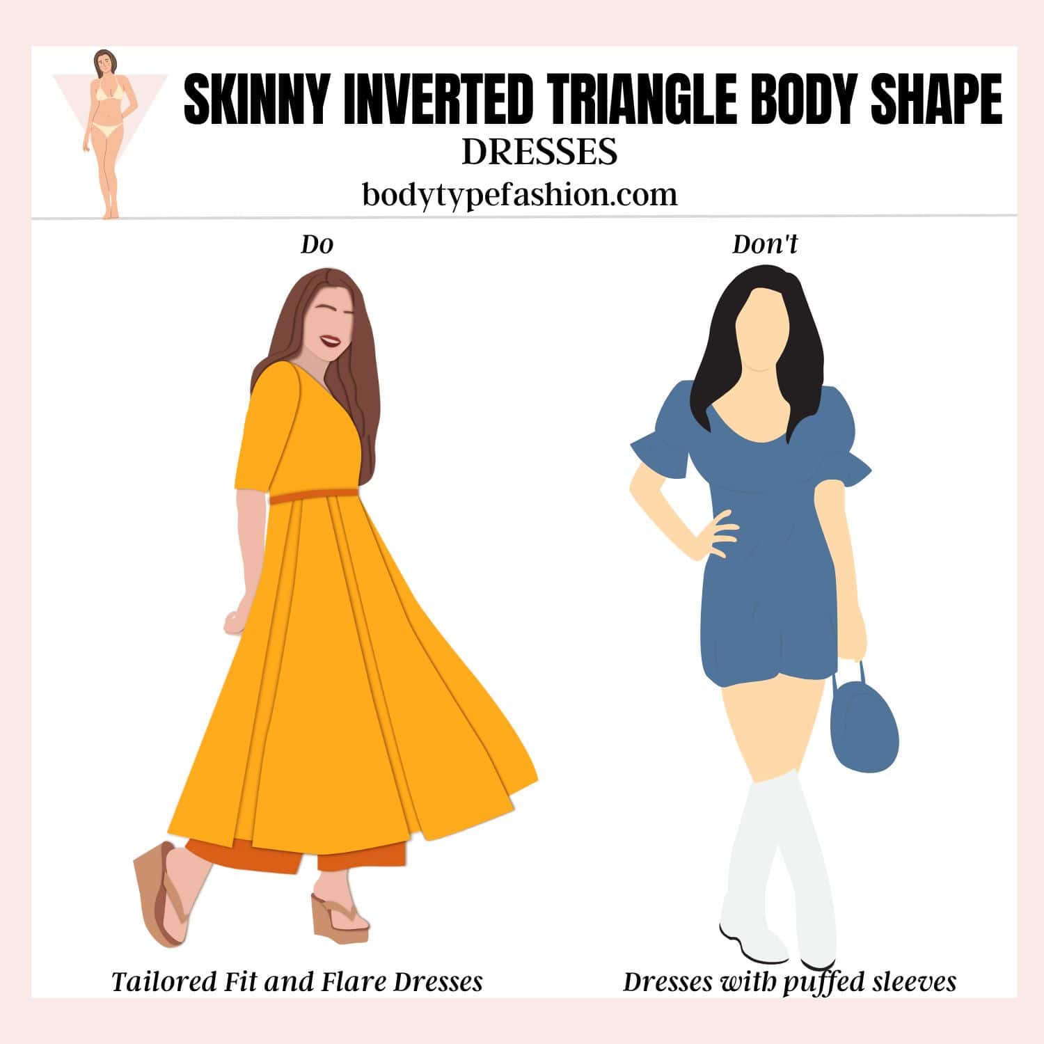 How to Dress Skinny Inverted Triangle Body Shape - Fashion for Your ...
