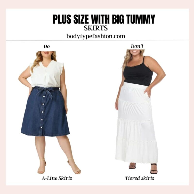 How to Dress Plus Size with Big Tummy - Fashion for Your Body Type