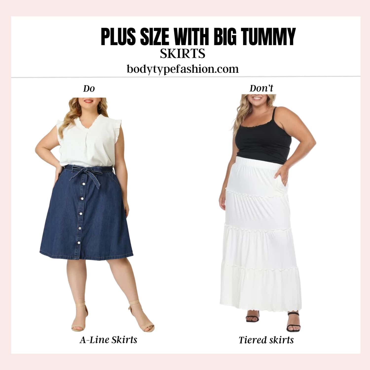 How to Dress Plus Size with Big Tummy - Fashion for Your Body Type