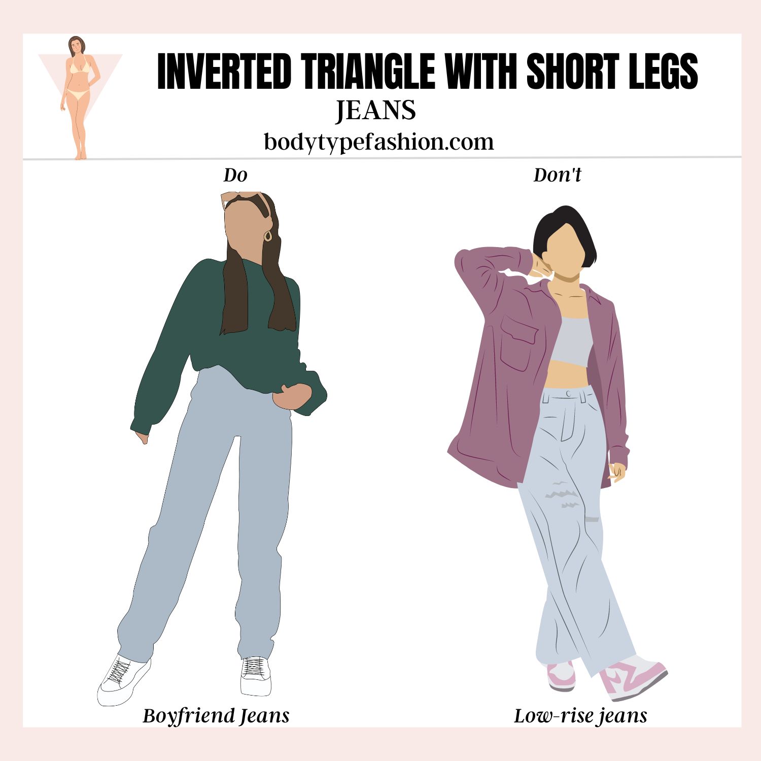 How to Dress an Inverted Triangle with Short Legs - Fashion for Your ...