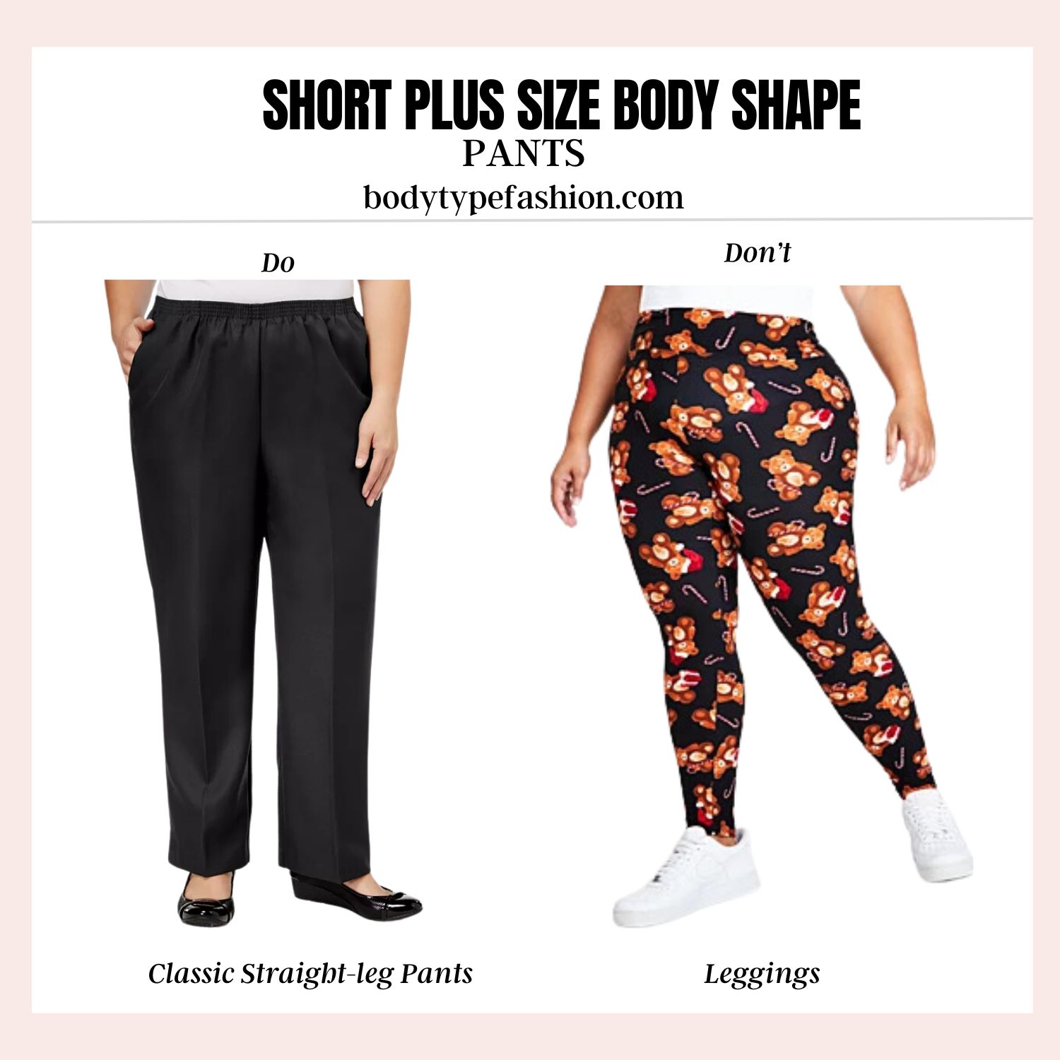 Best Types of Pants for Short Plus Size Body Shape - Fashion for Your ...