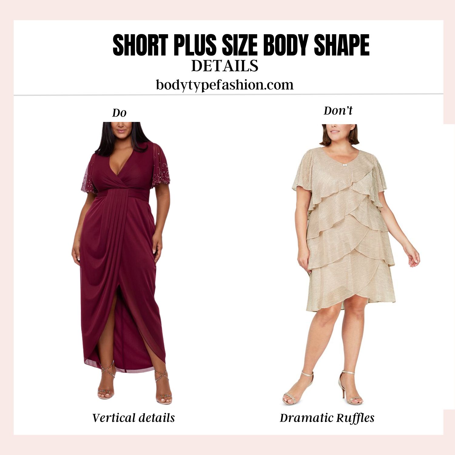 What to Avoid for the Short Plus Size Body Shape - Fashion for Your ...