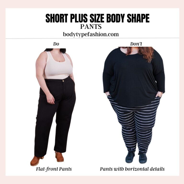 Best Types of Pants for Short Plus Size Body Shape - Fashion for Your ...