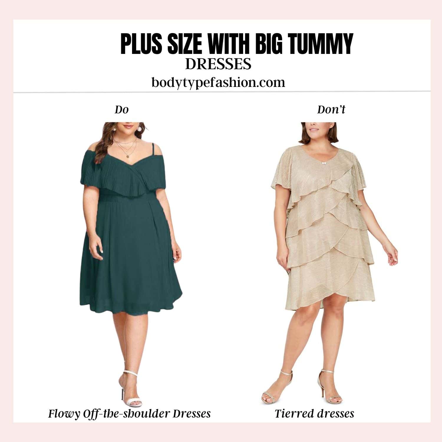 How to Dress Plus Size with Big Tummy - Fashion for Your Body Type