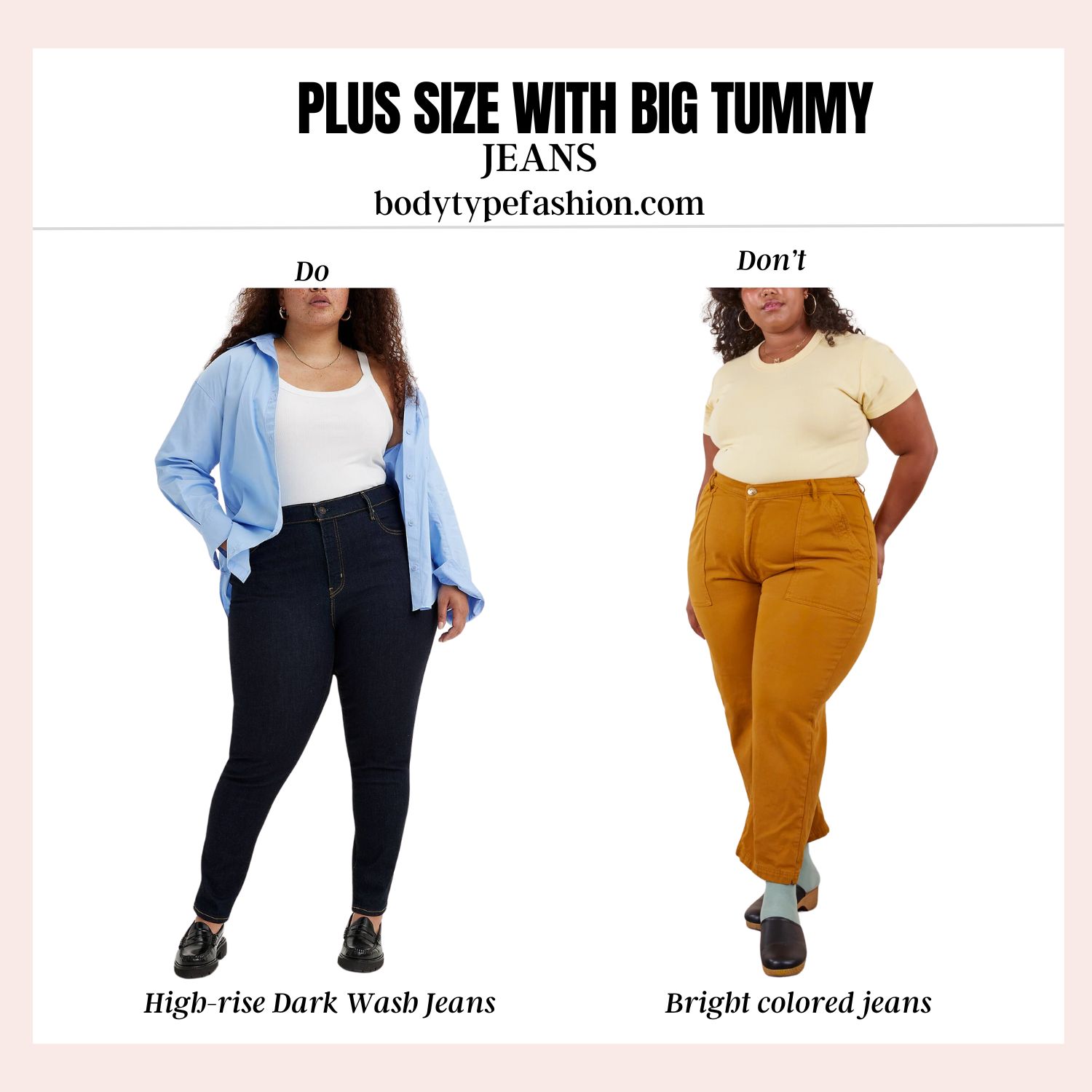 How to Dress Plus Size with Big Tummy - Fashion for Your Body Type