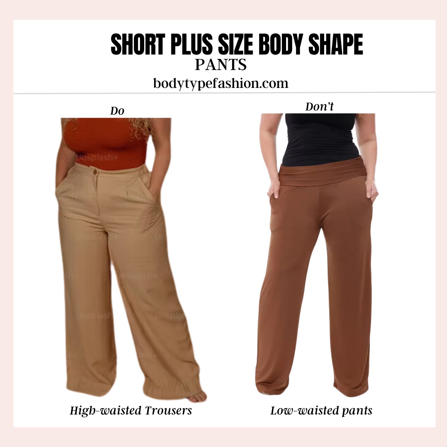 Best Types of Pants for Short Plus Size Body Shape - Fashion for Your ...