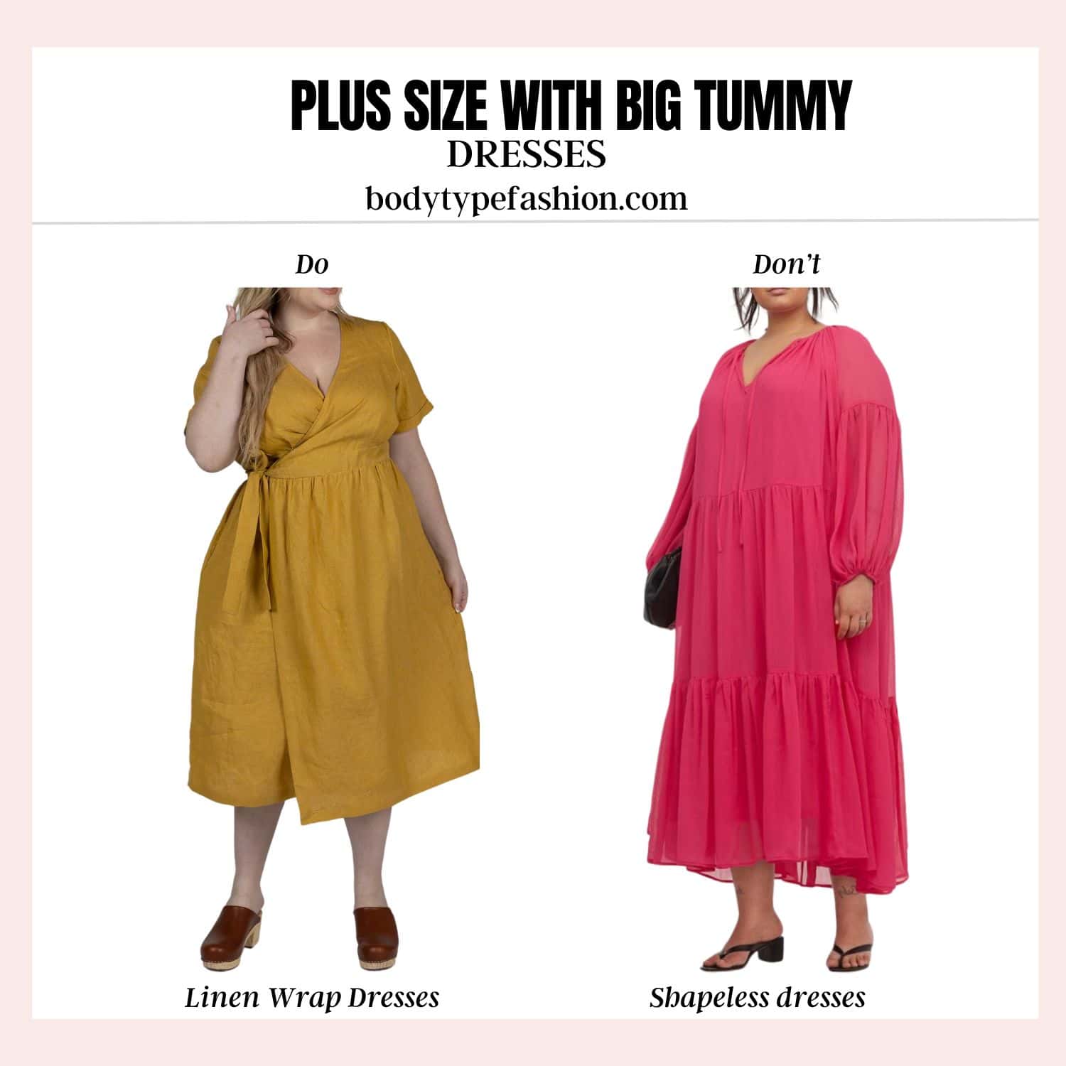 How to Dress Plus Size with Big Tummy - Fashion for Your Body Type