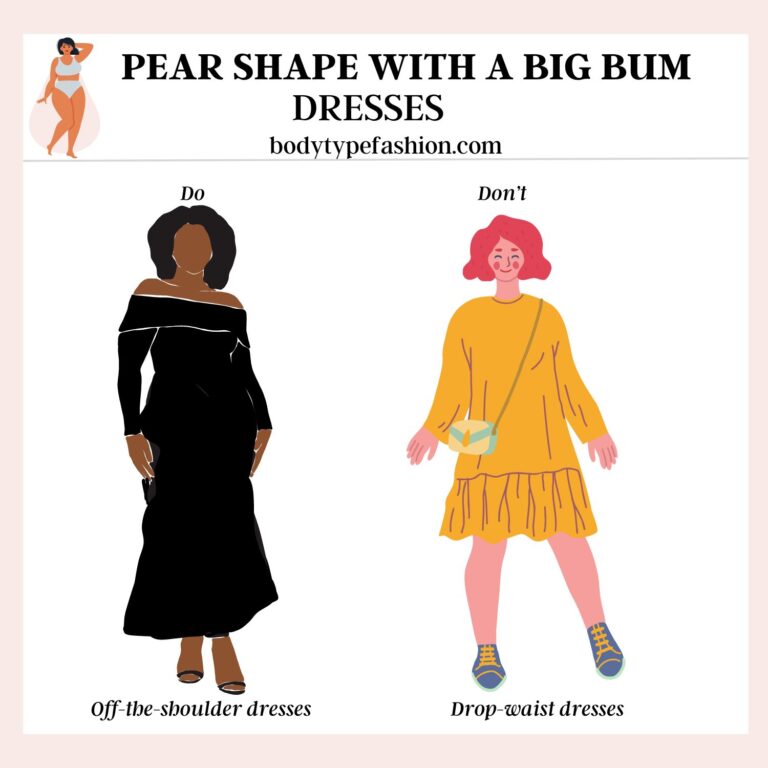 How to Dress Pear shape with a Big Bum - Fashion for Your Body Type