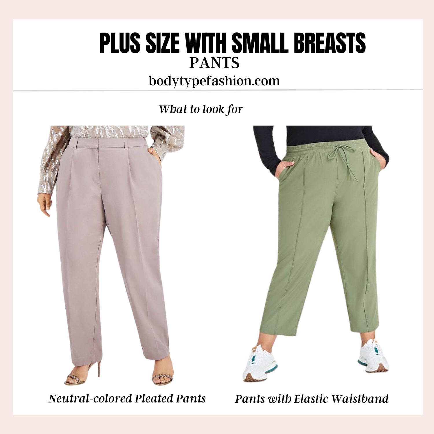 How to Dress Plus Size with Small Breasts - Fashion for Your Body Type