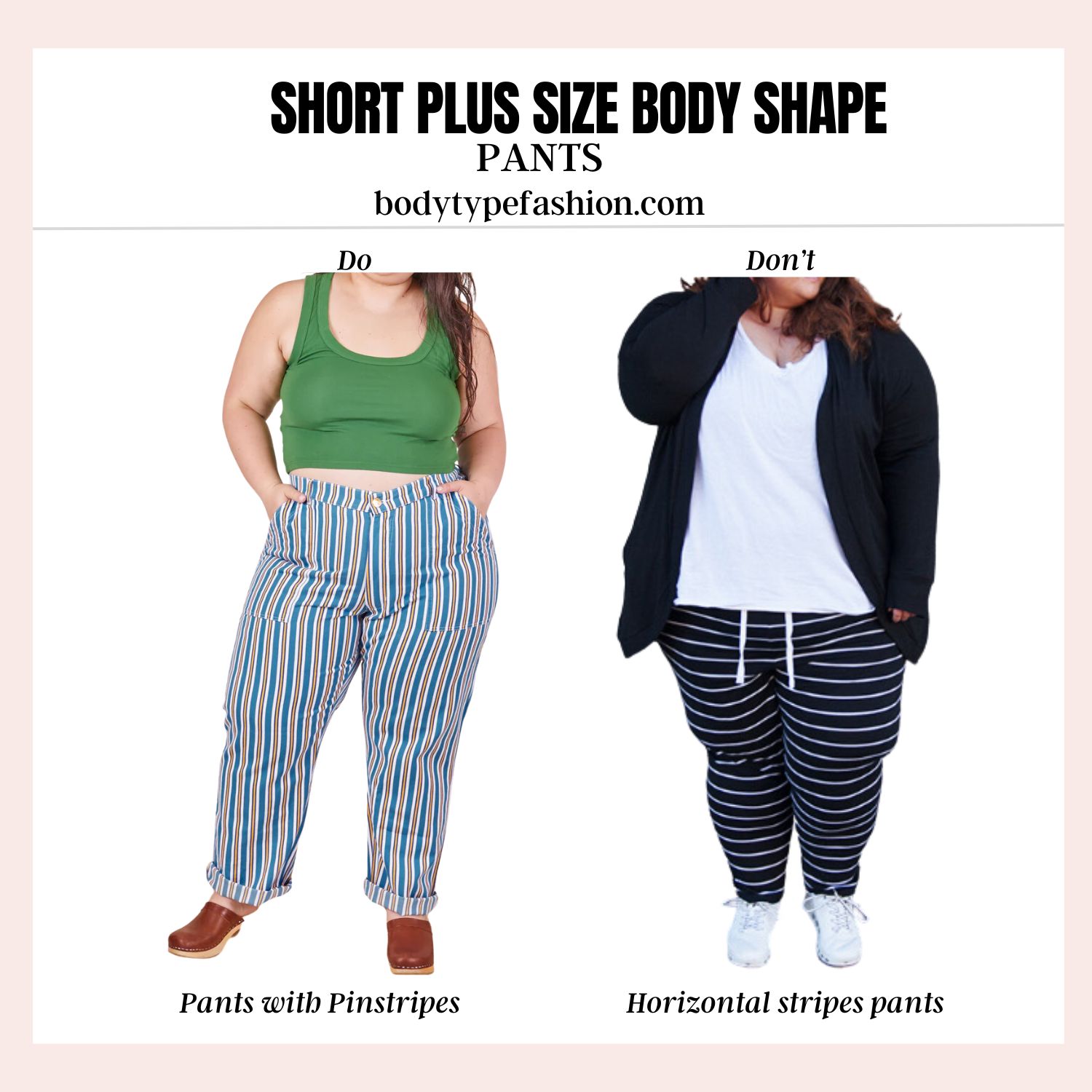Best Types of Pants for Short Plus Size Body Shape - Fashion for Your ...