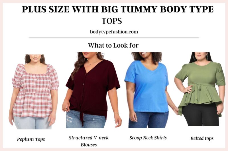 How to Dress Plus Size with Big Tummy - Fashion for Your Body Type