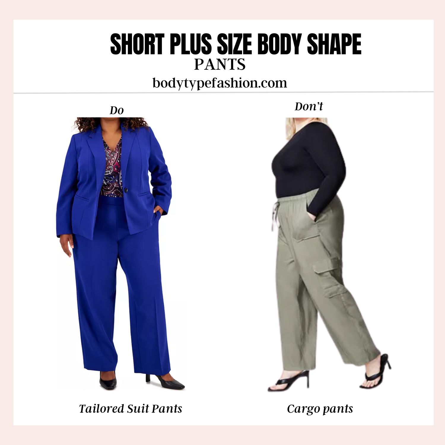 Best Types of Pants for Short Plus Size Body Shape - Fashion for Your ...