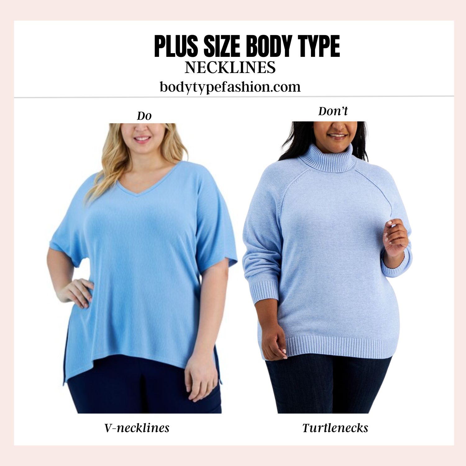 What to avoid for plus size women - Fashion for Your Body Type