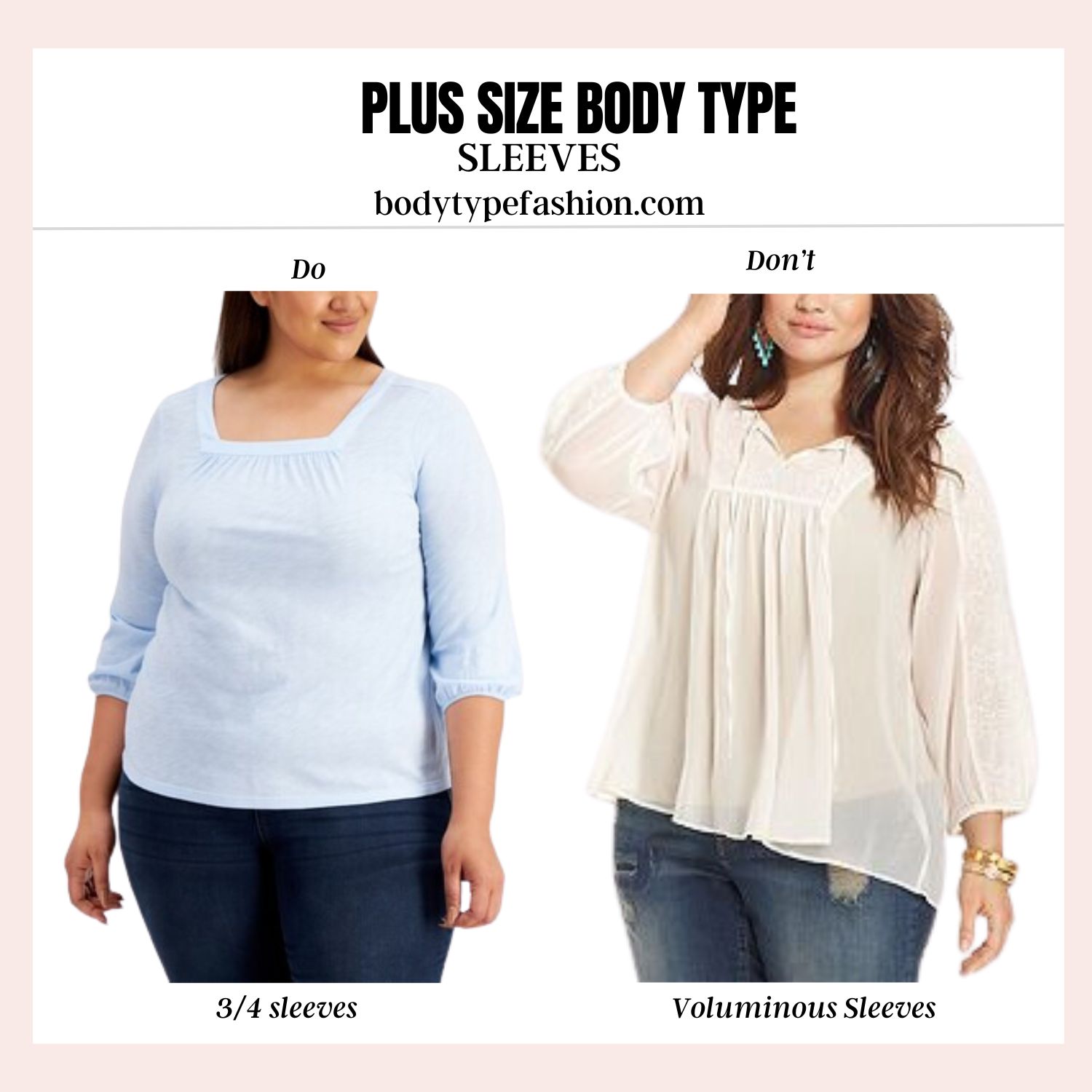 What to avoid for plus size women - Fashion for Your Body Type
