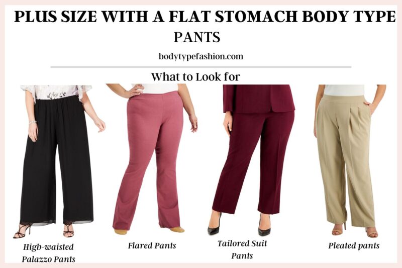 How to Dress Plus Size with a Flat Stomach - Fashion for Your Body Type