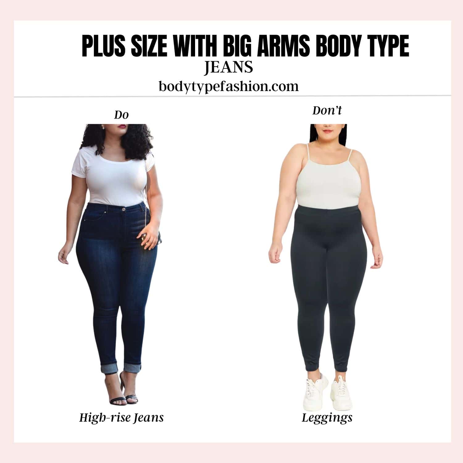 How to Dress Plus Size with Big Arms - Fashion for Your Body Type