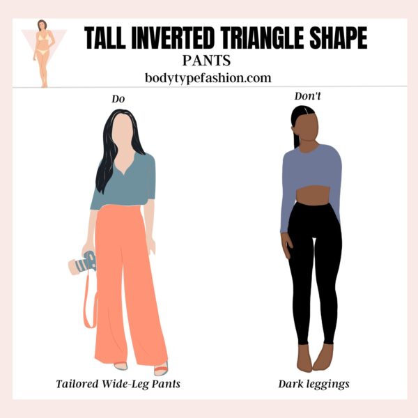 How to dress a tall inverted triangle shape - Fashion for Your Body Type