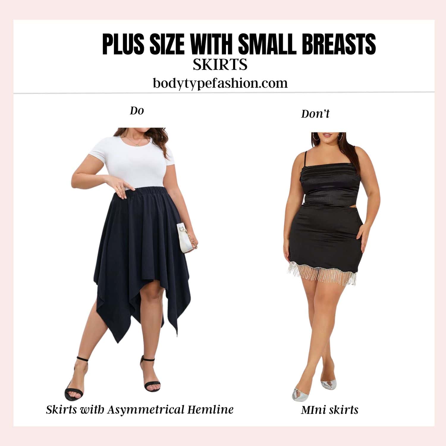 How to Dress Plus Size with Small Breasts - Fashion for Your Body Type